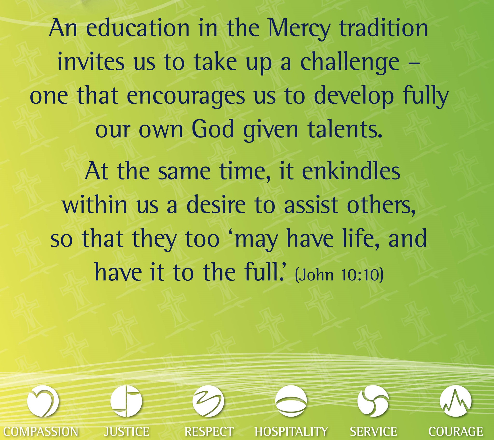 Values | Mercy Education