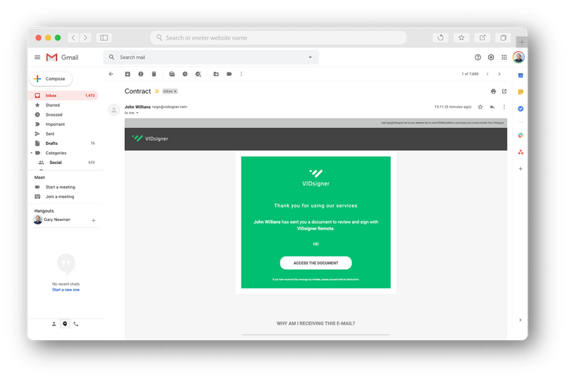VIDsigner Remote Signature | Validated ID