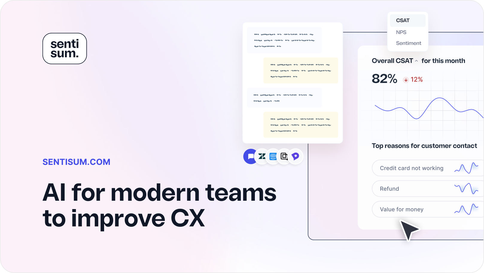 SentiSum | AI Insights & Automations for Support Teams