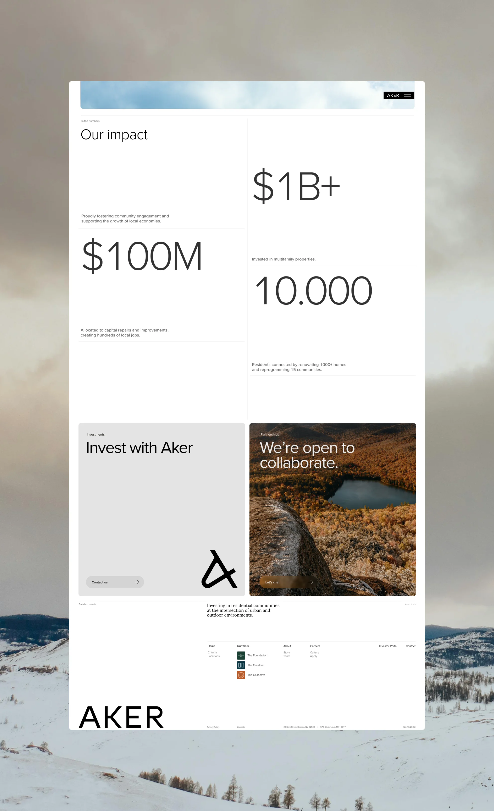 Aker / Aker Companies / No Walls Studio / Consumer Insights, Branding ...