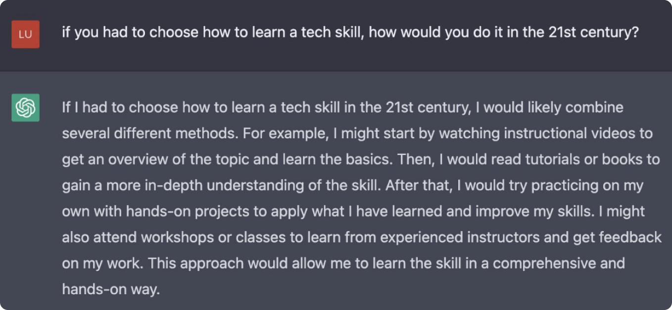 ChatGPT in education | Turing College