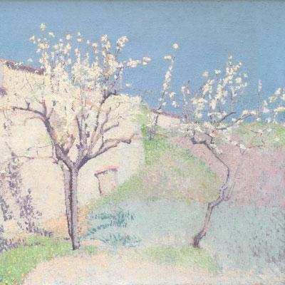 Achille Laugé - Le jardin au printemps, 1897 - Jody Klotz Fine Art