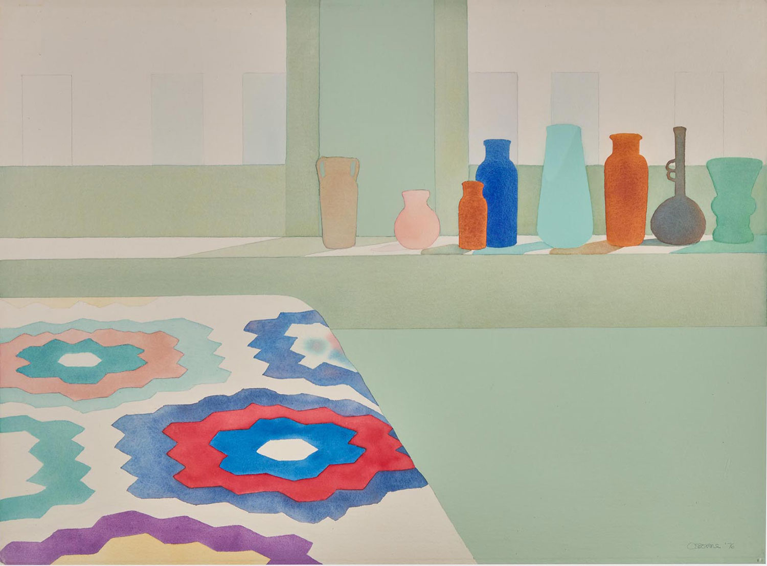 Elizabeth Osborne - Studio Window, 1976 - Jody Klotz Fine Art