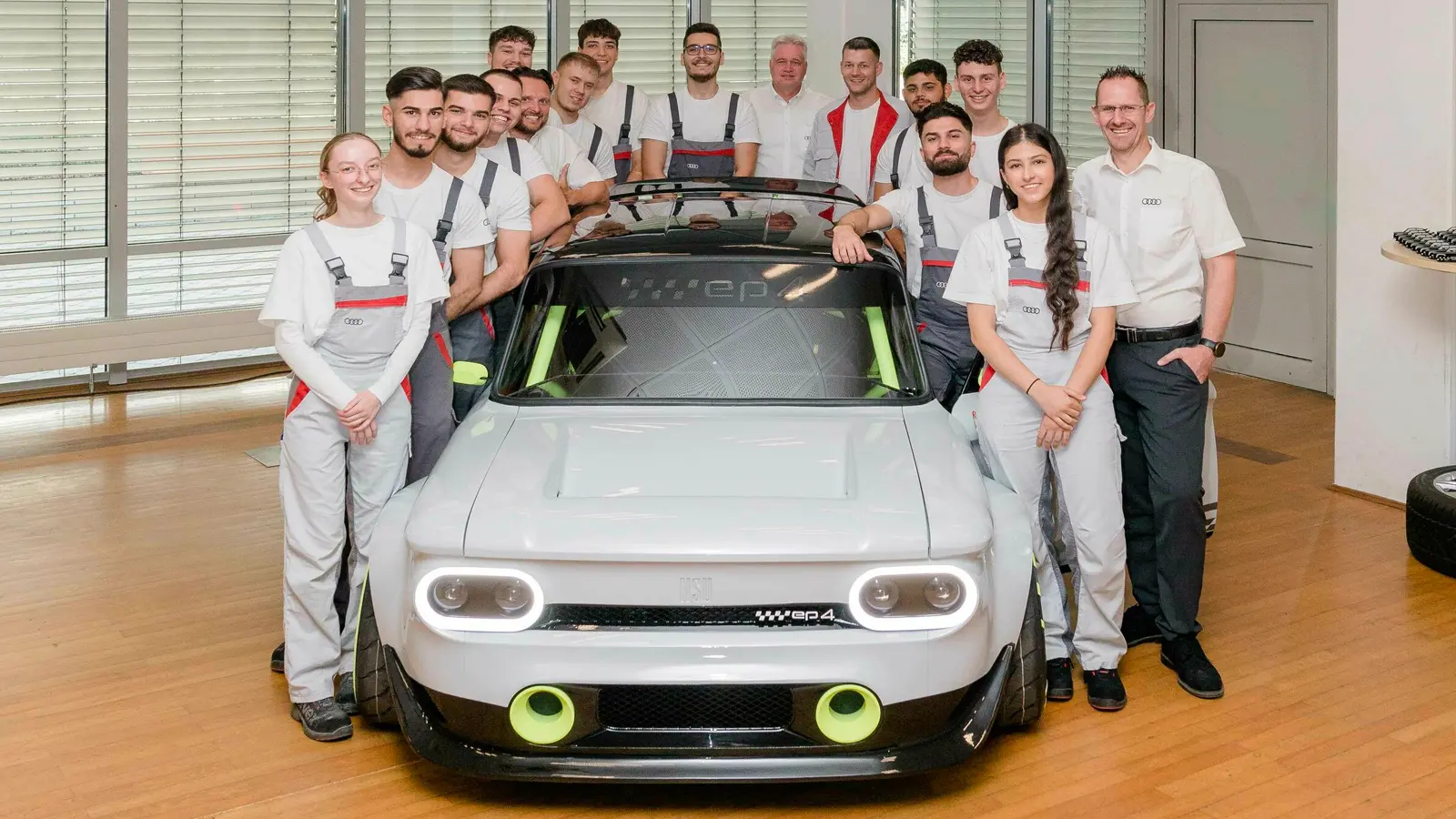 Audi Apprentices Build A Retro EV Sports Coupe | GreenCars