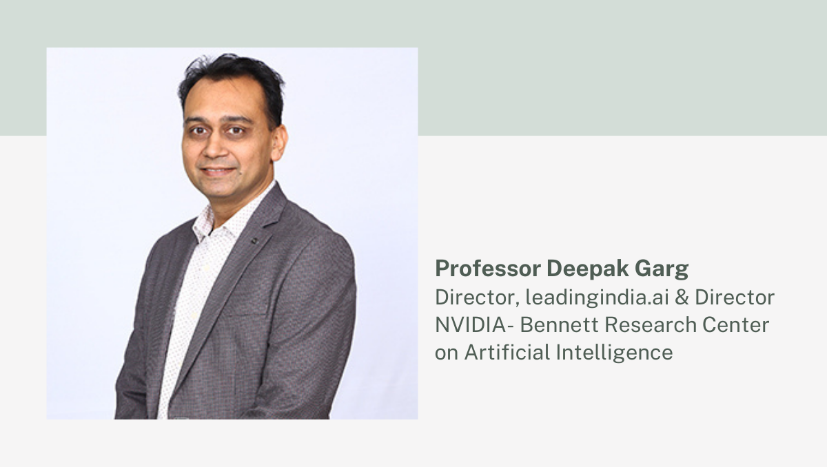Professor Deepak Garg joins Drishya AI Labs as Advisor | Drishya AI