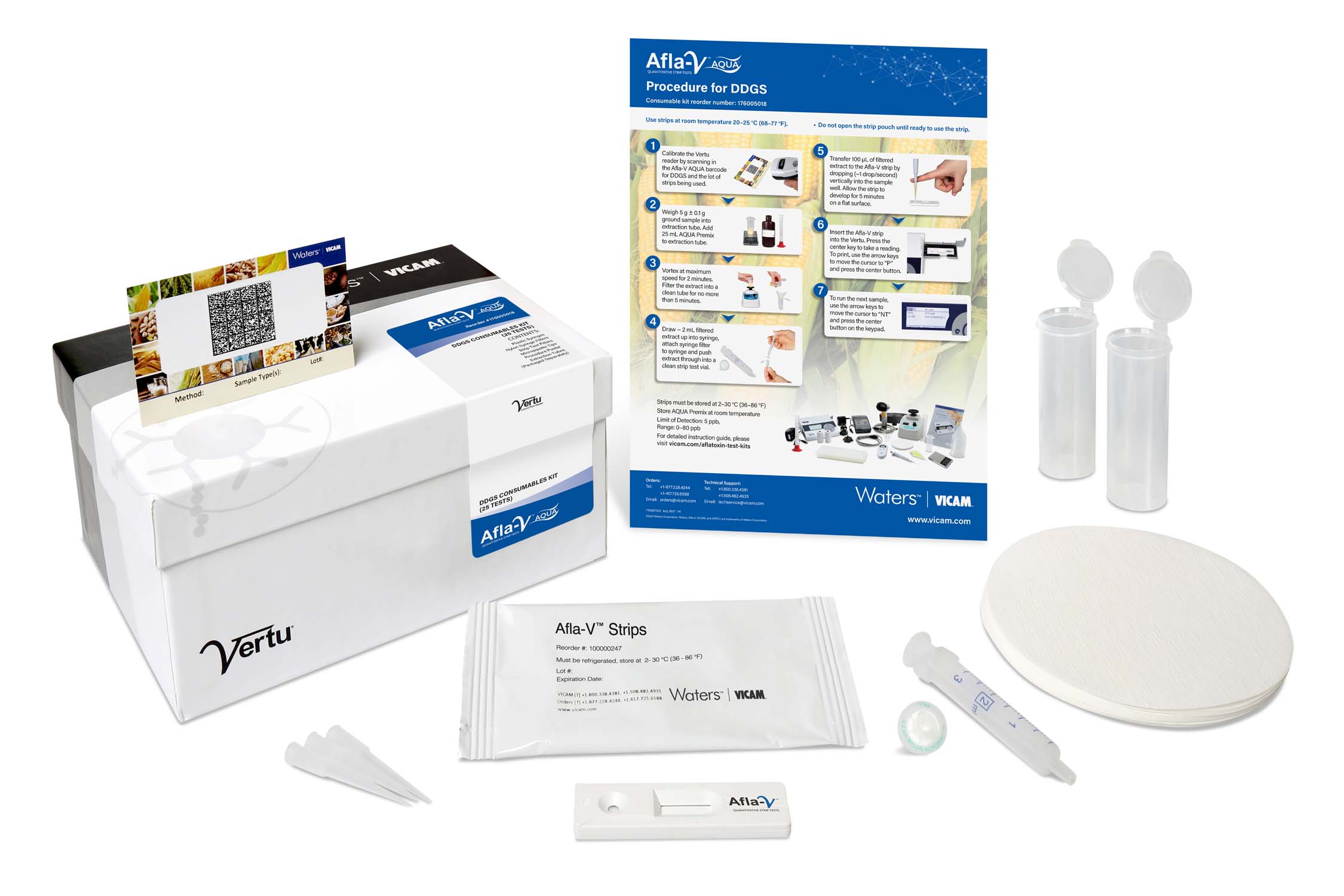 Afla-V AQUA DDGS Kit (25 Tests)