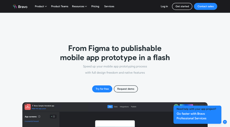 Bravo Studio, pour créer une application mobile sans coder