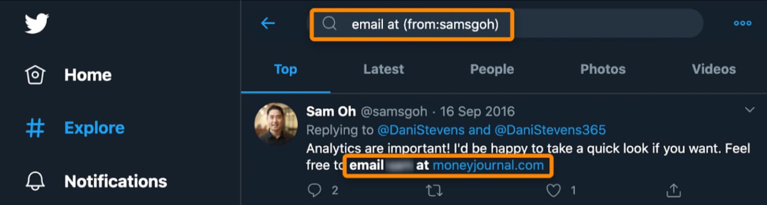 How To Find Someones Email On Twitter?