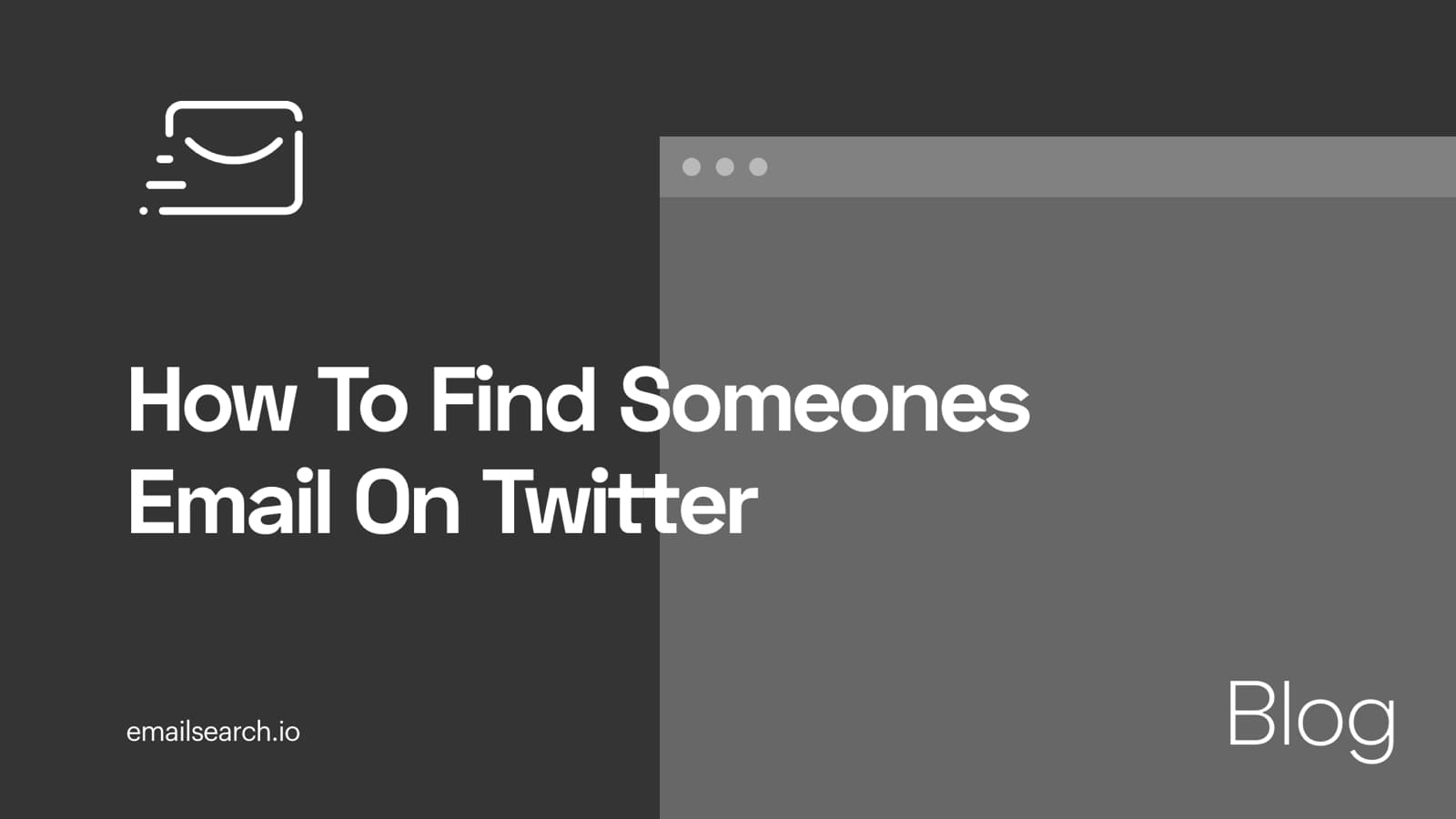How To Find Someones Email On Twitter?
