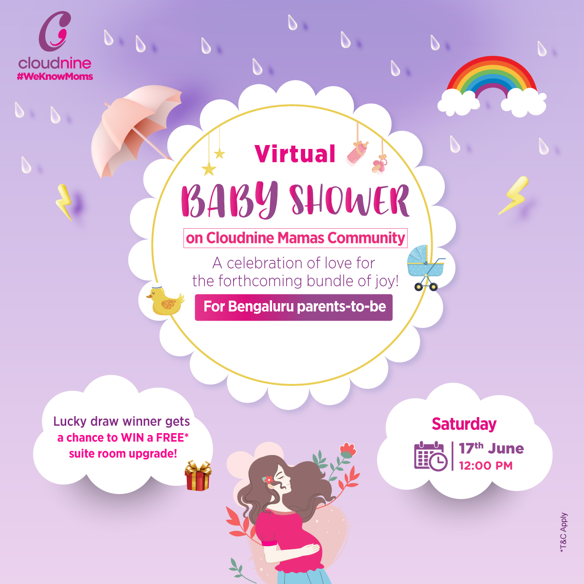 Cloudnine's Virtual Baby Shower - Soon-to-be parents of Bangalore! Session