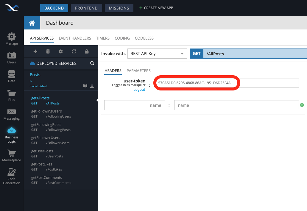 Build a mobile Frontendless photo sharing app using Figma and Backendless