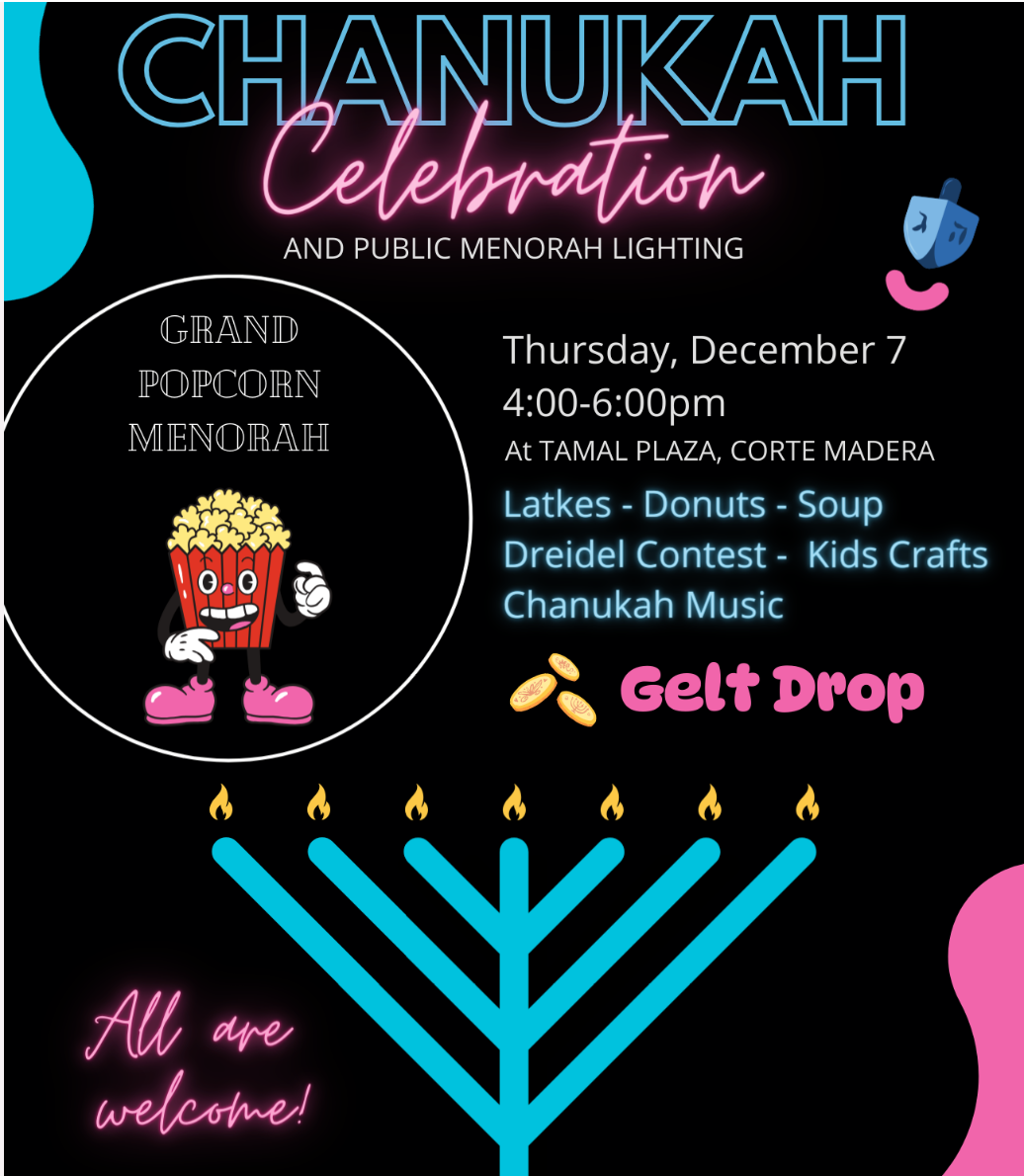 Community Chanukah Celebration at Menke Park - Corte Madera