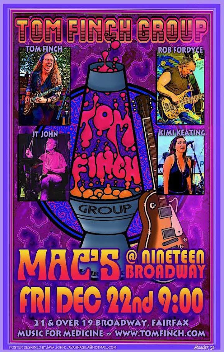 Tom Finch Group's Holiday Show at Mac's at 19 Broadway - Fairfax
