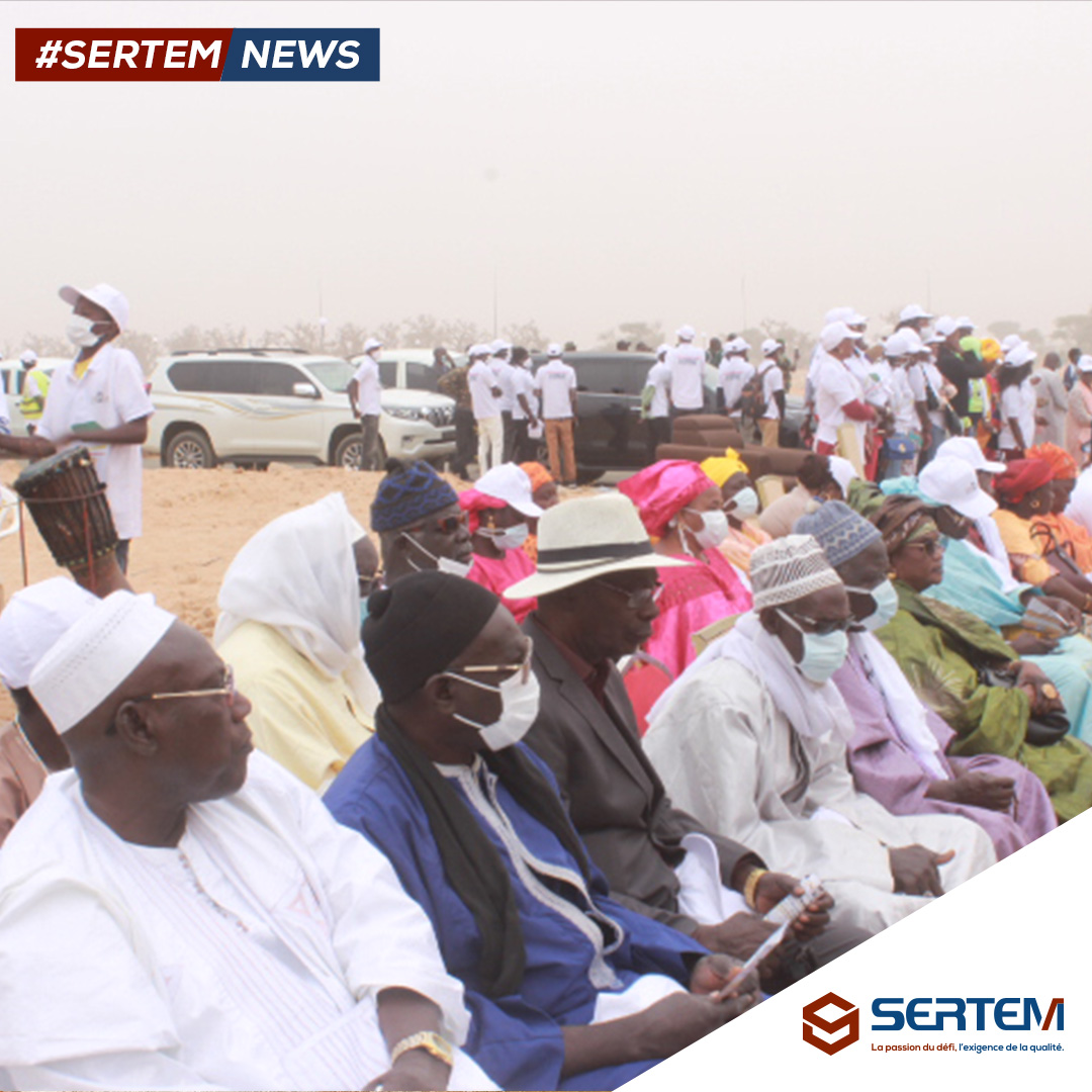 Inauguration ceremony for the 100,000 homes on the SN HLM site.