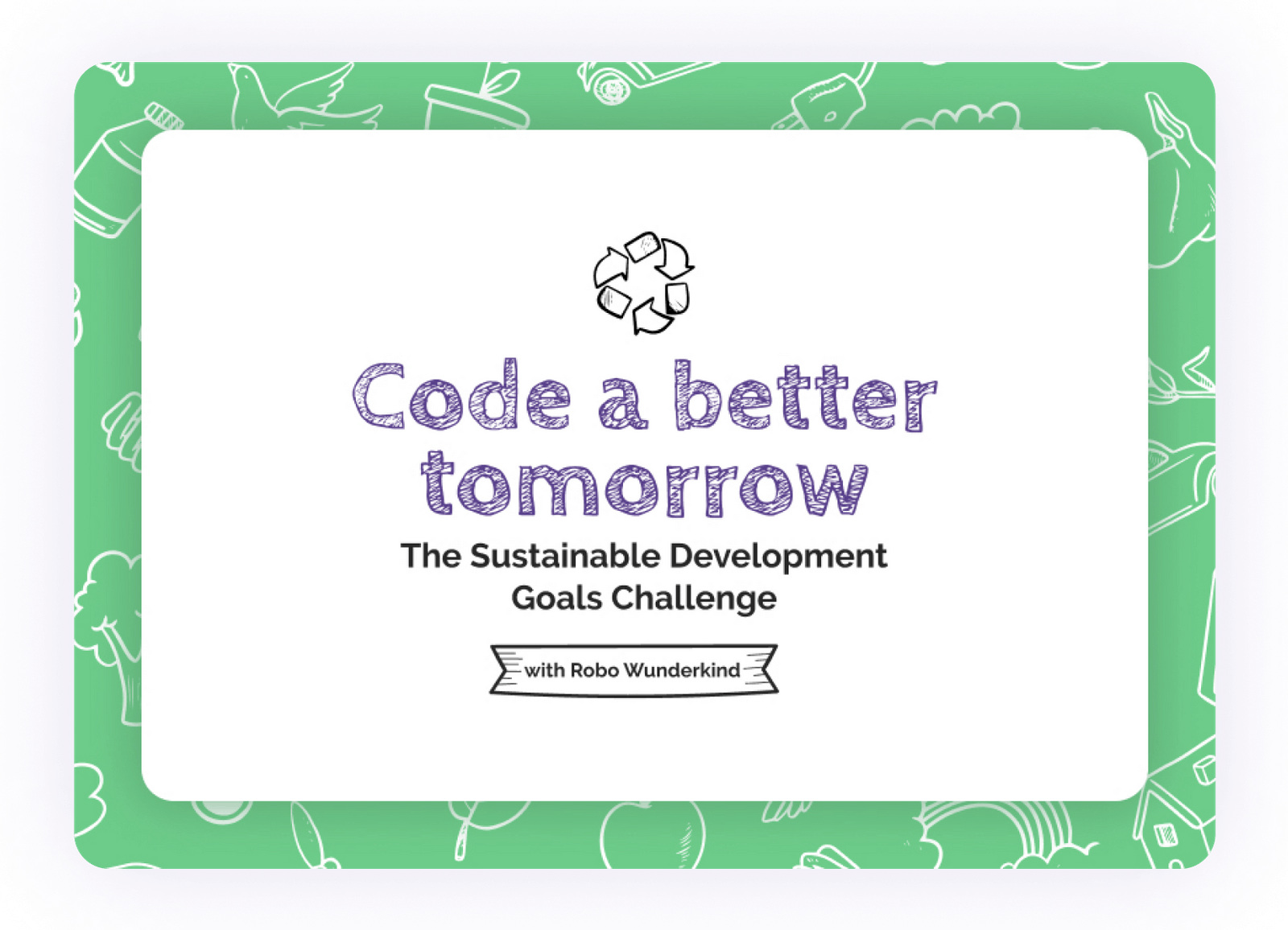Sustainable Development Goals Challenge