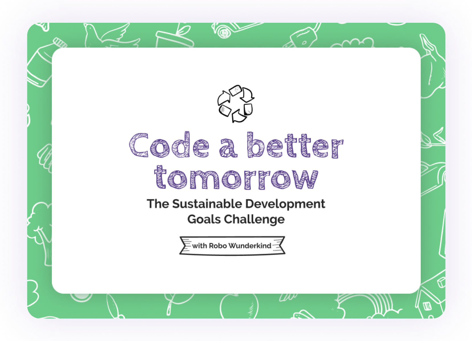 Sustainable Development Goals Challenge