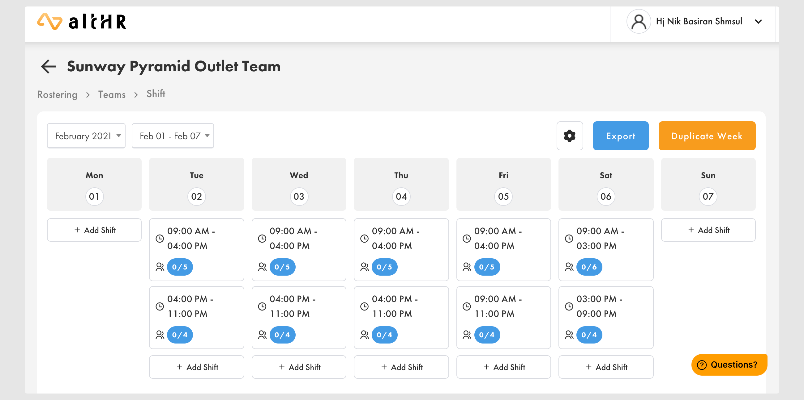 Check out our brand new Rostering module! | Product Updates