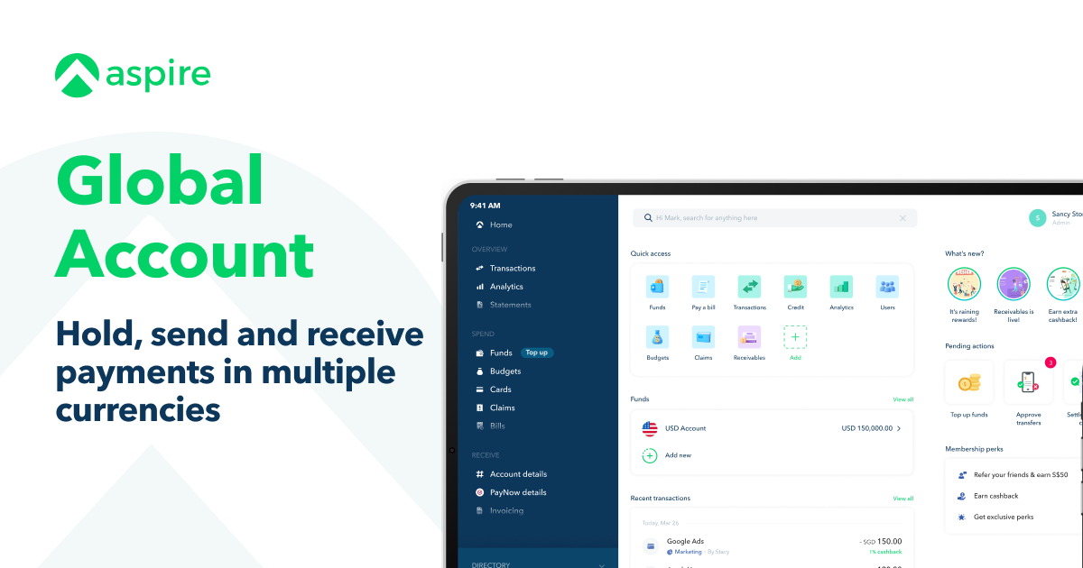 The all-in-one, Global Account