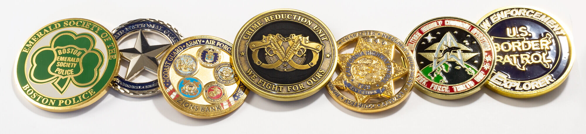 Custom Challenge Coins For Military, Police & More | PinProsPlus