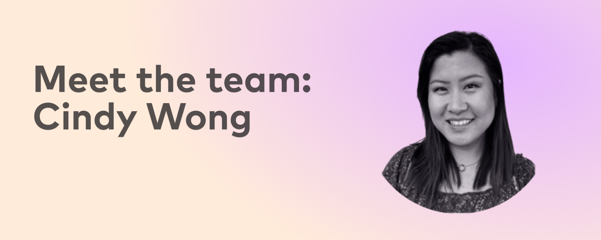 Meet Cindy Wong
