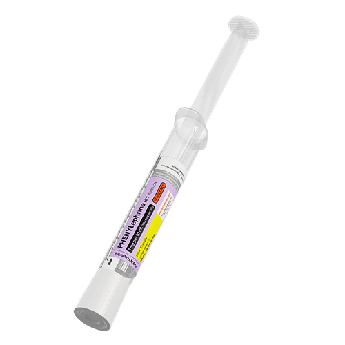 PHENYLephrine HCl Injection, 100 mcg/mL (1000mcg/10ml), in a 10 mL Syringe