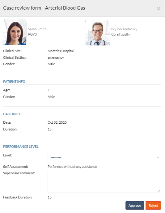 Case Logs - Features - Medtrics