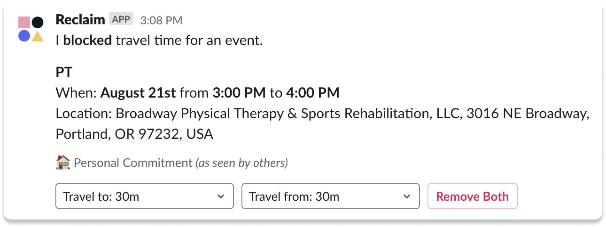 Buffer Time - Block Time Between Meetings | Reclaim