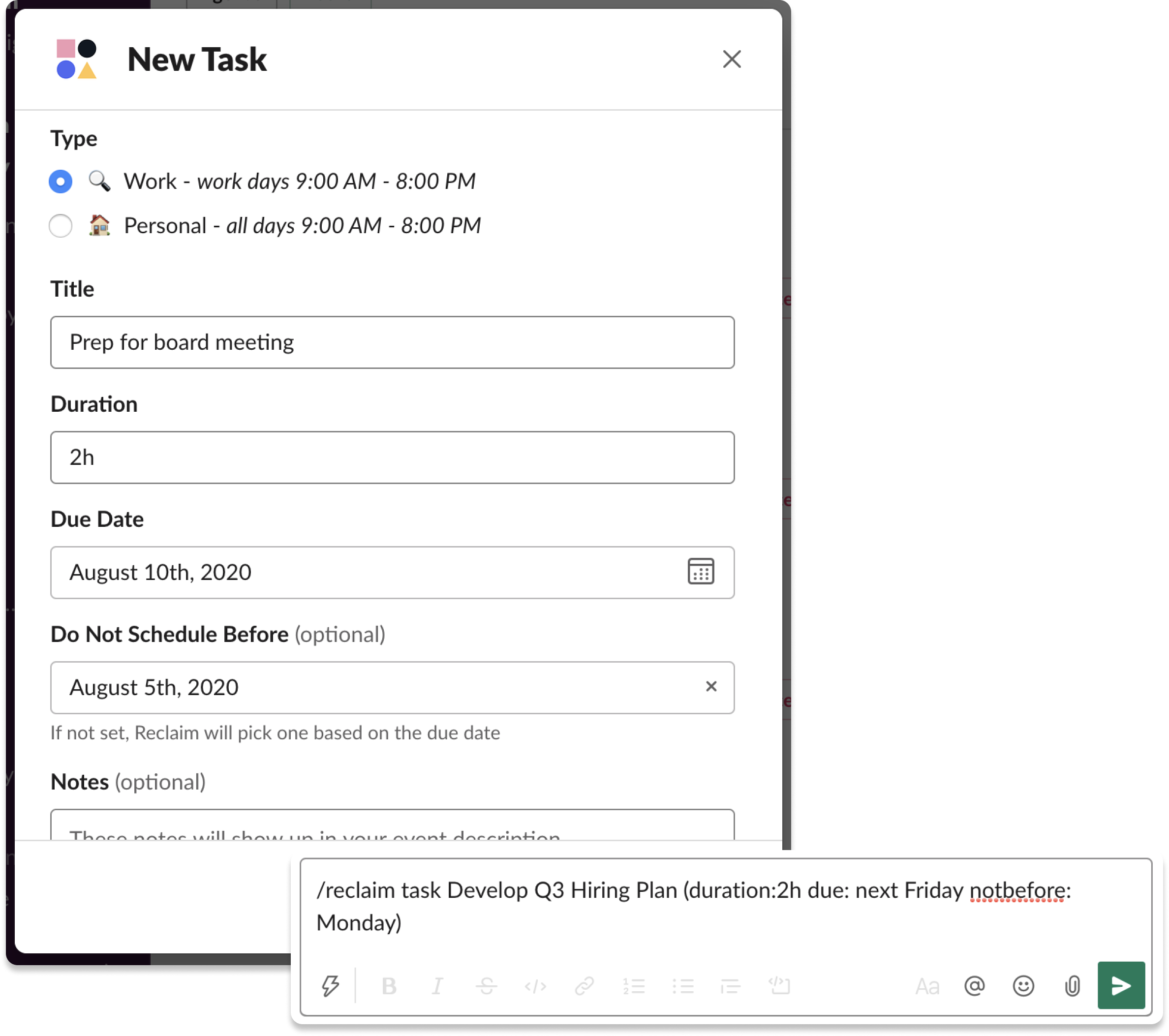 Tasks - Time Blocking for Your To-Dos | Reclaim