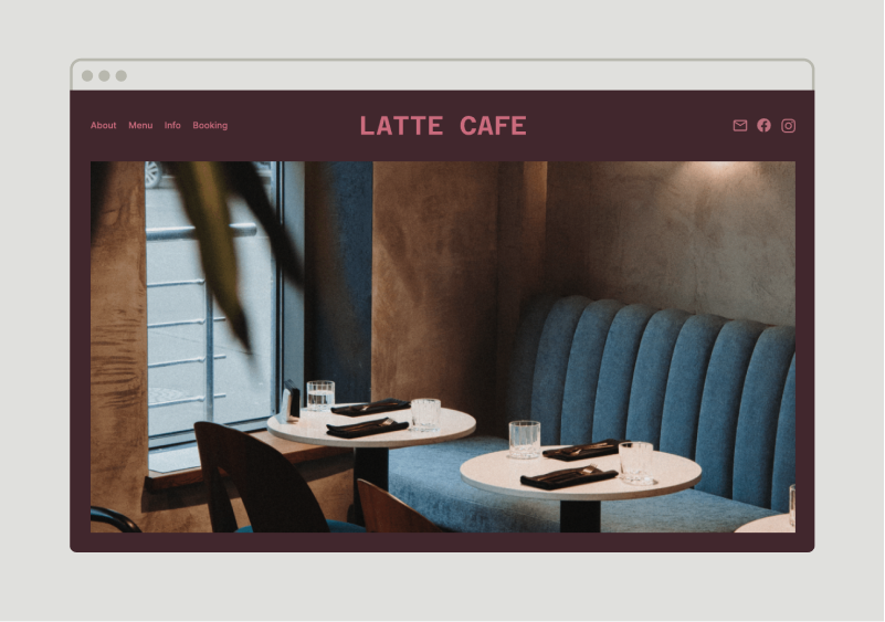 Latte Cafe | Webflow Restaurant Template