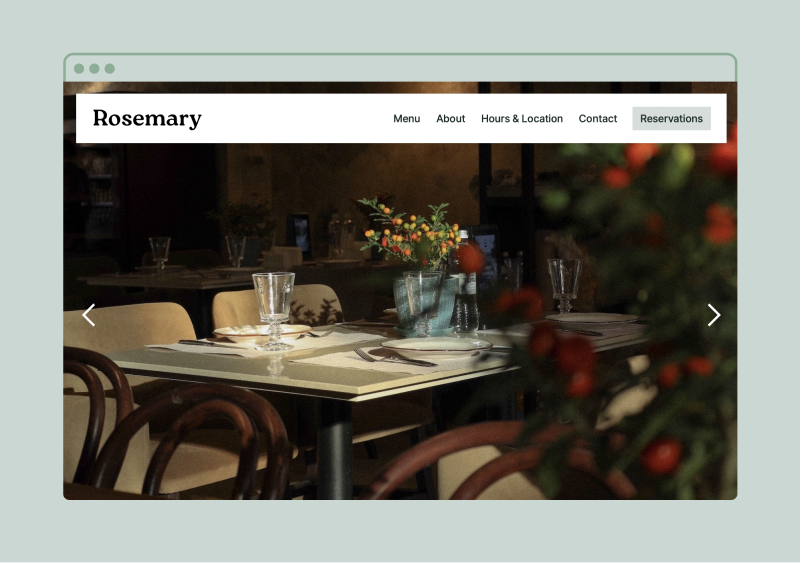 Rosemary | Webflow Restaurant Template