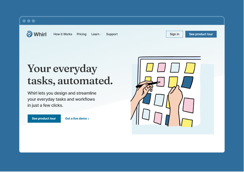 Whirl | Webflow SaaS Template