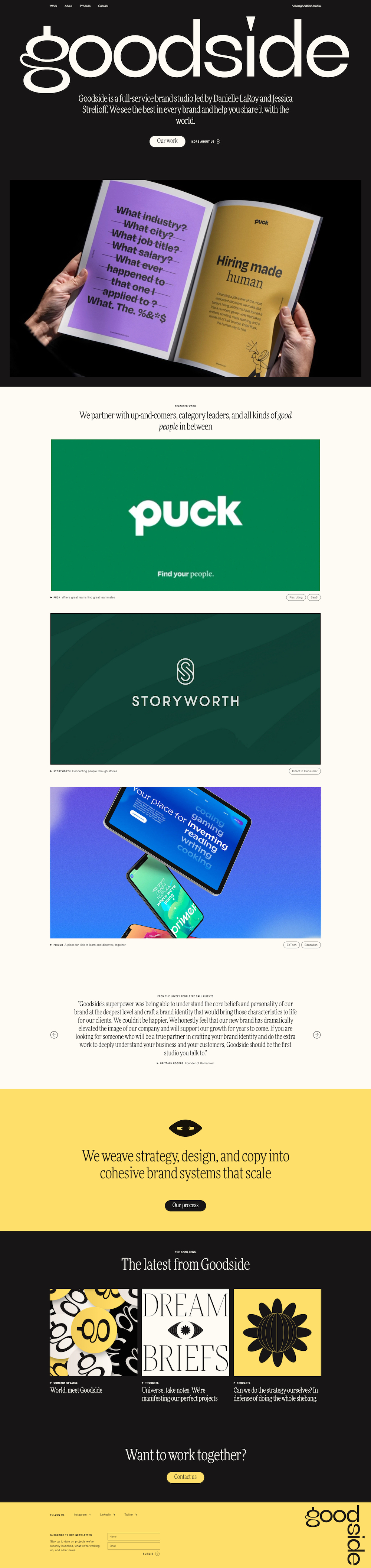 Goodside | Webflow Inspiration
