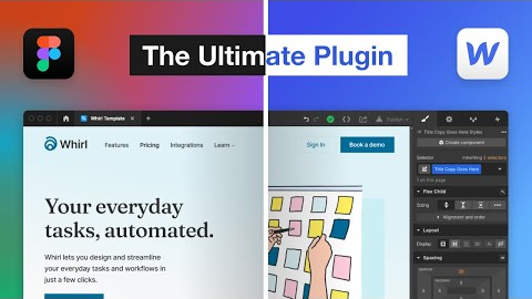 Webflow Released Their Own Figma Plugin | Webflow Video