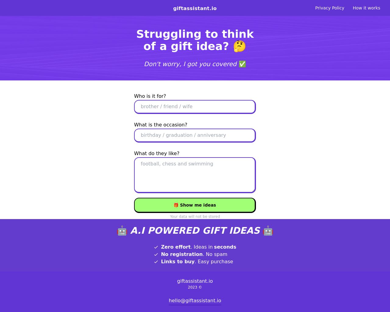 giftassistant.io