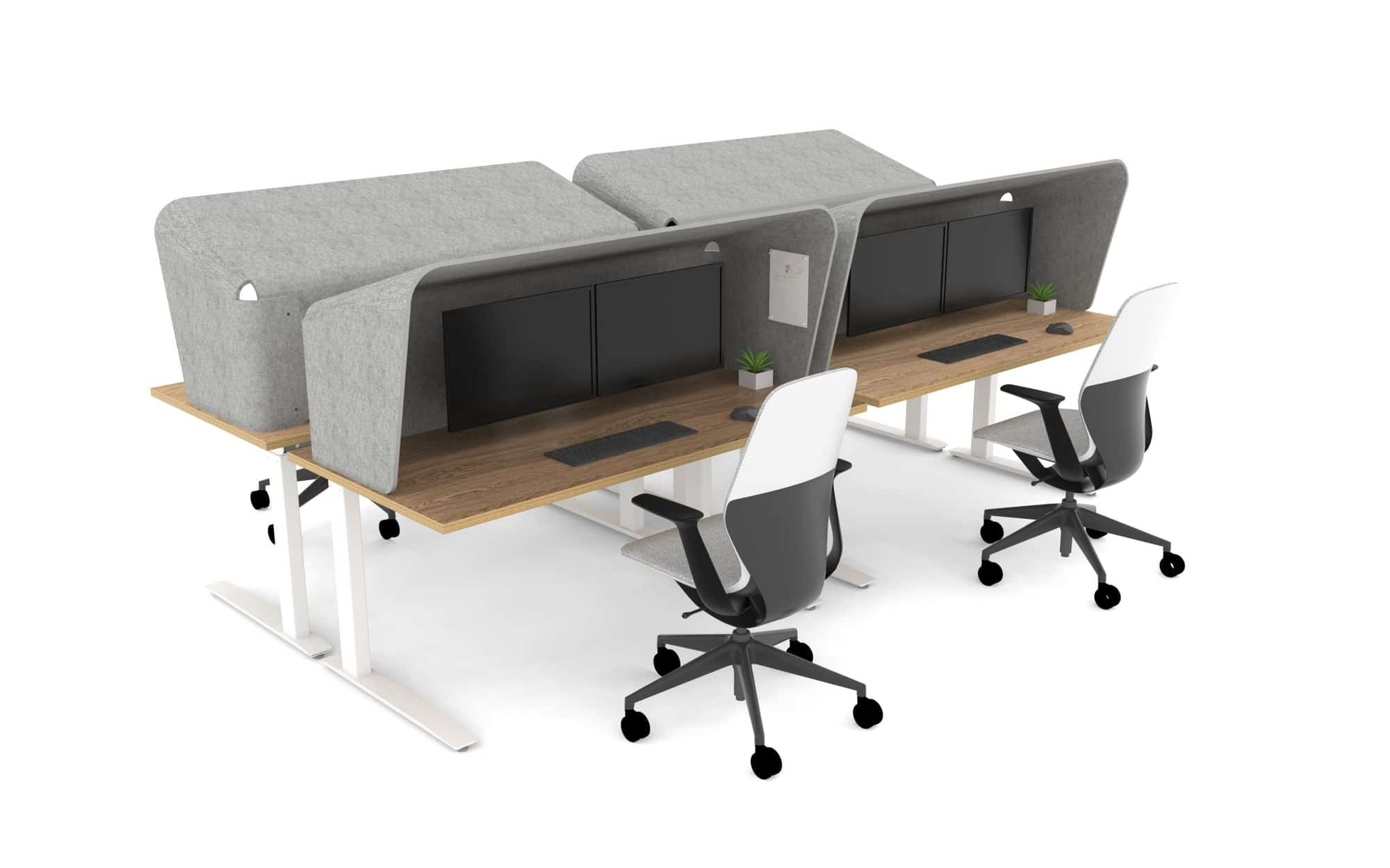 Studio Other | Attachable Privacy Screens For The Existing Workstation