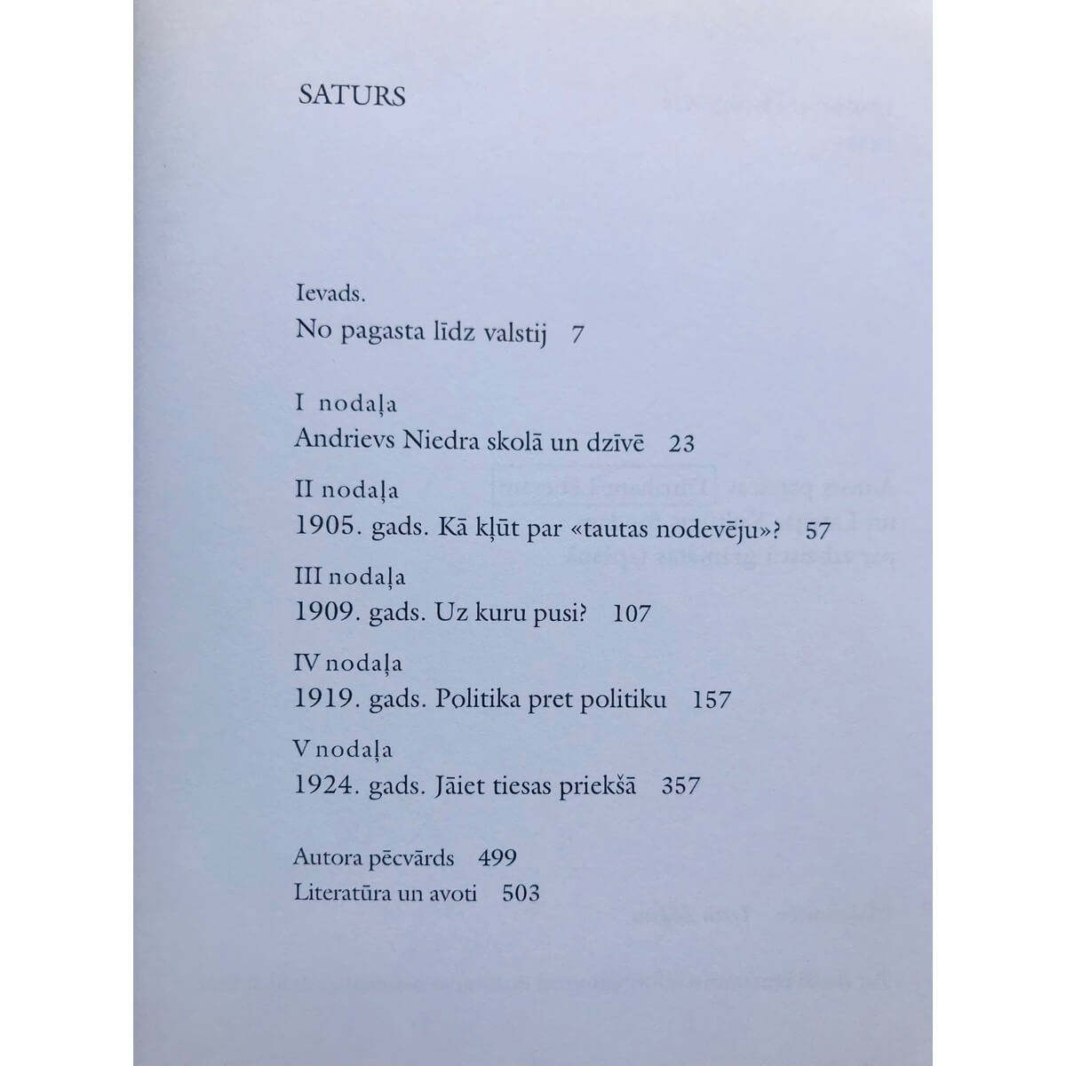Andrievs Niedra: četri gadi un viss mūžs