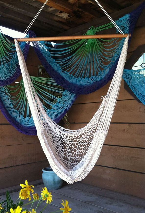 Handmade Hammock Chairs - Hand woven and dyed in the U.S.A.