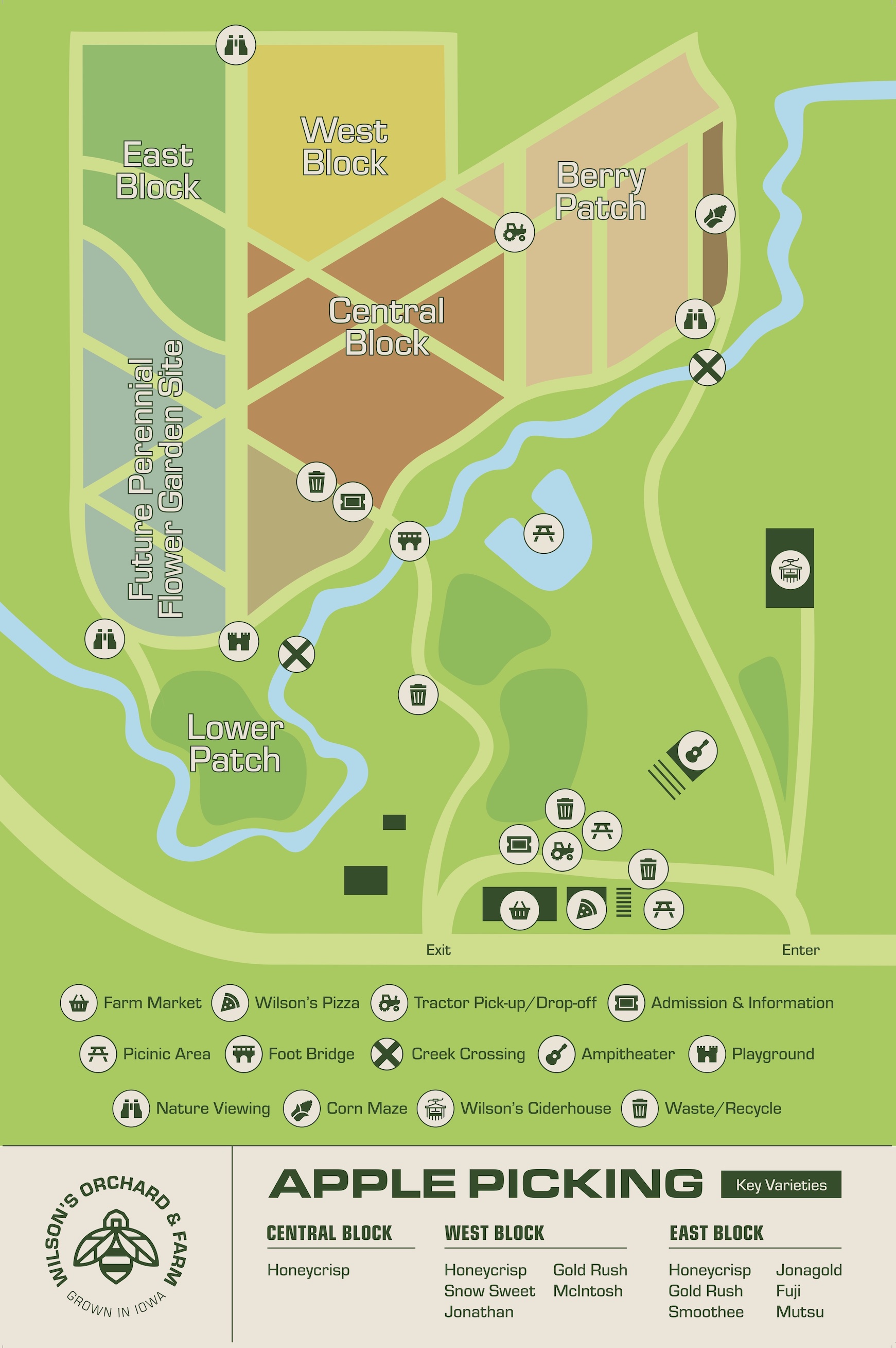 Wilson's Orchard & Farm - Farm Map