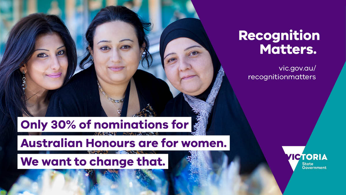 Achieving gender equity in the Australian Honours system with DPC