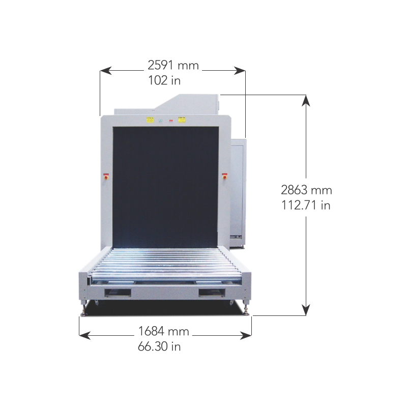 WGIS1517DV Dual View X-Ray Pallet & Cargo Scanner