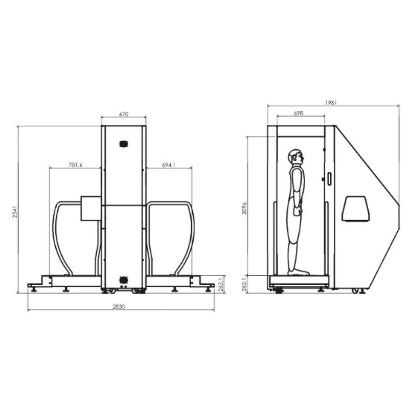 SP Dual View Body Scanner