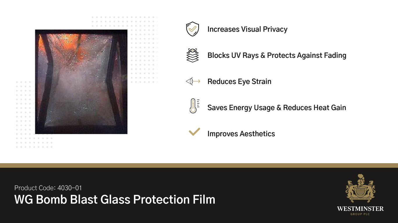 Bomb Blast Glass Protection Film