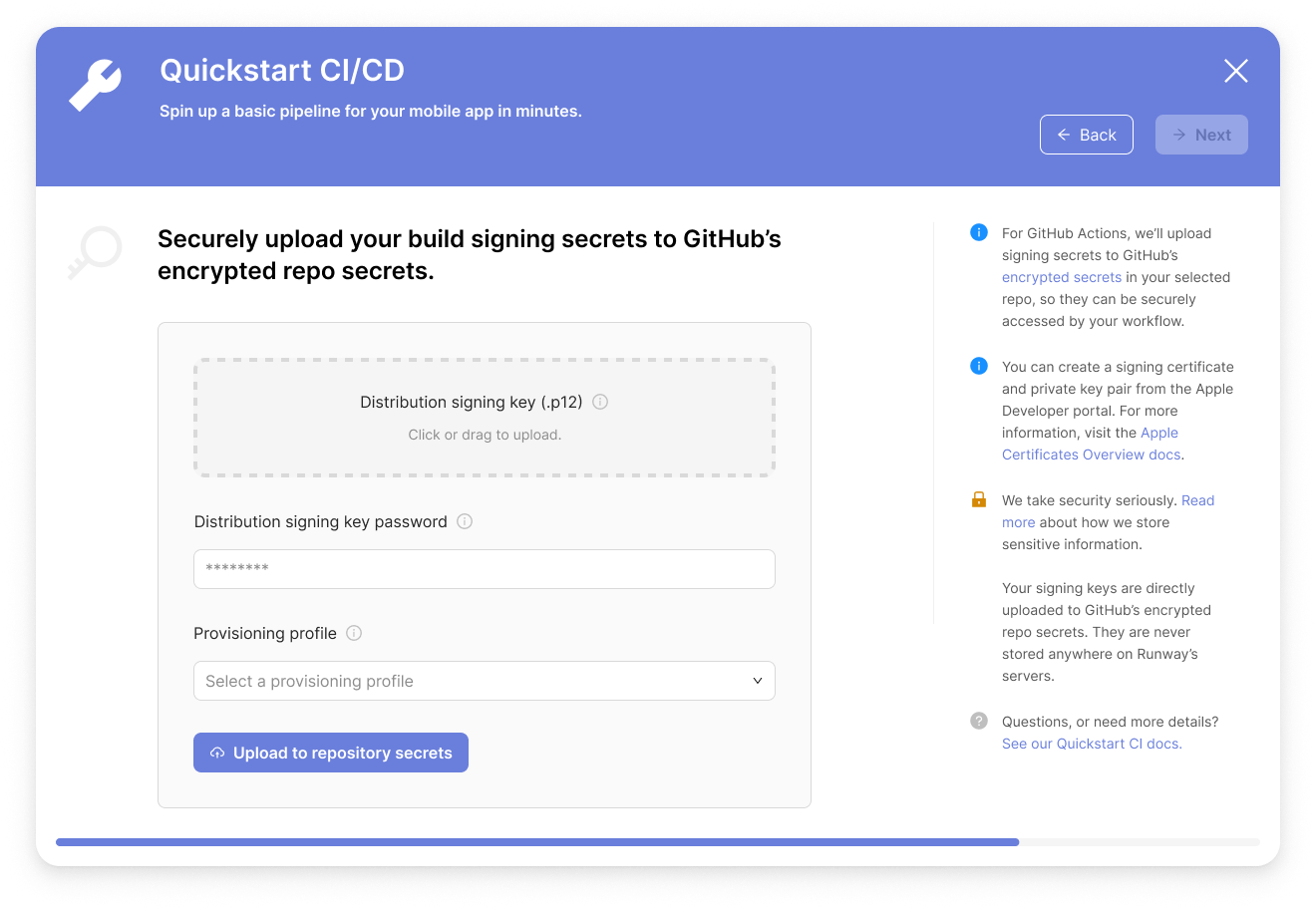 Quickstart CI/CD by Runway