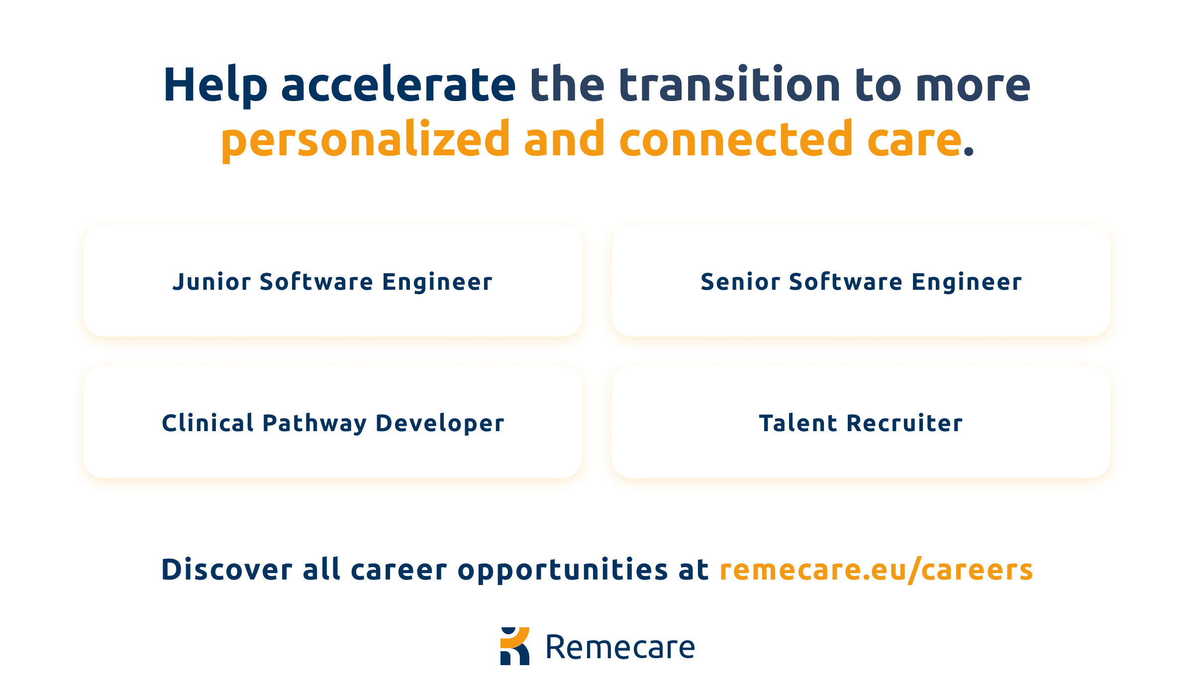 Careers opportunities at Remecare | Join our team