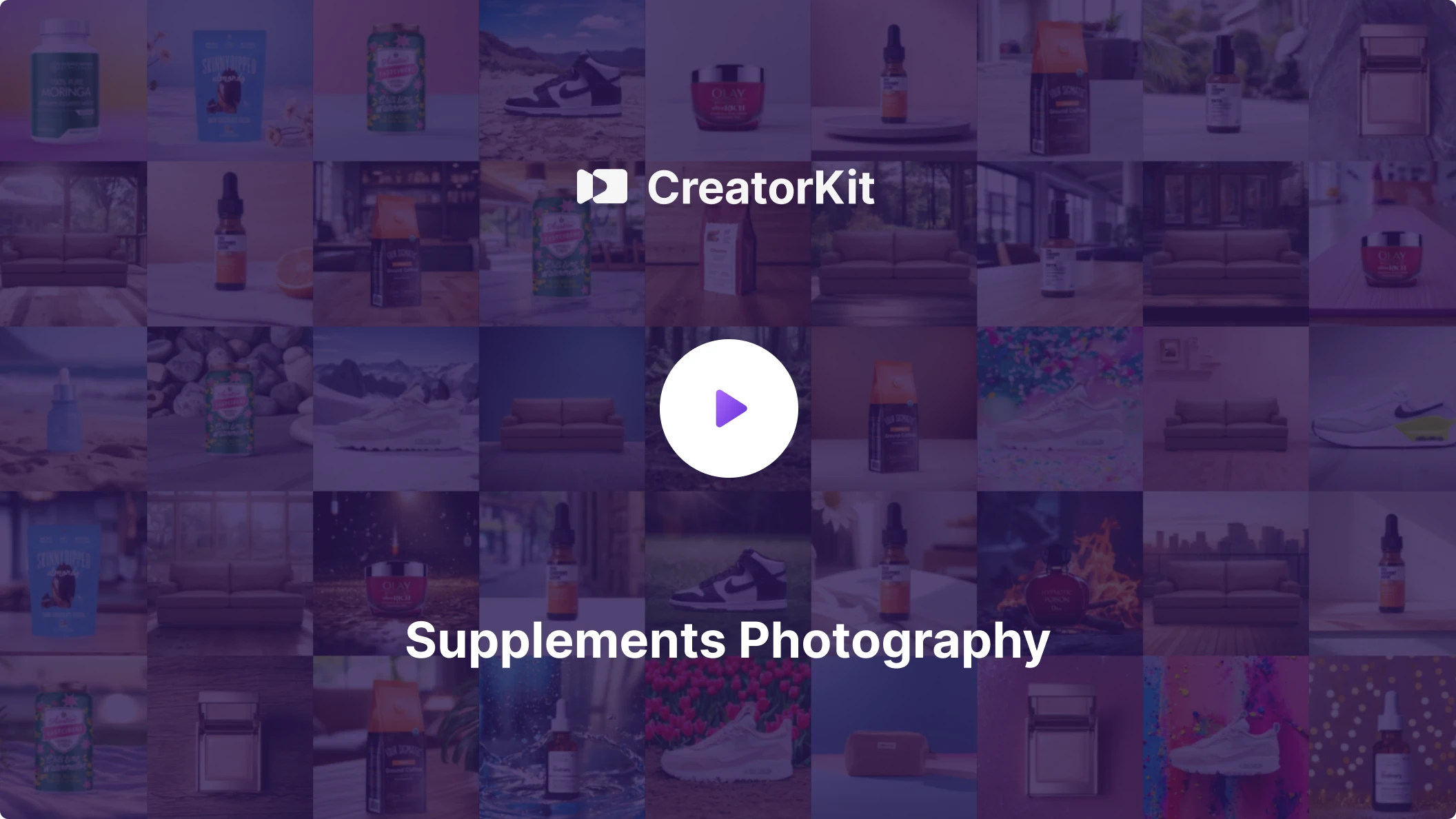 Supplements Photography with AI - Professional supplements photoshoots ...