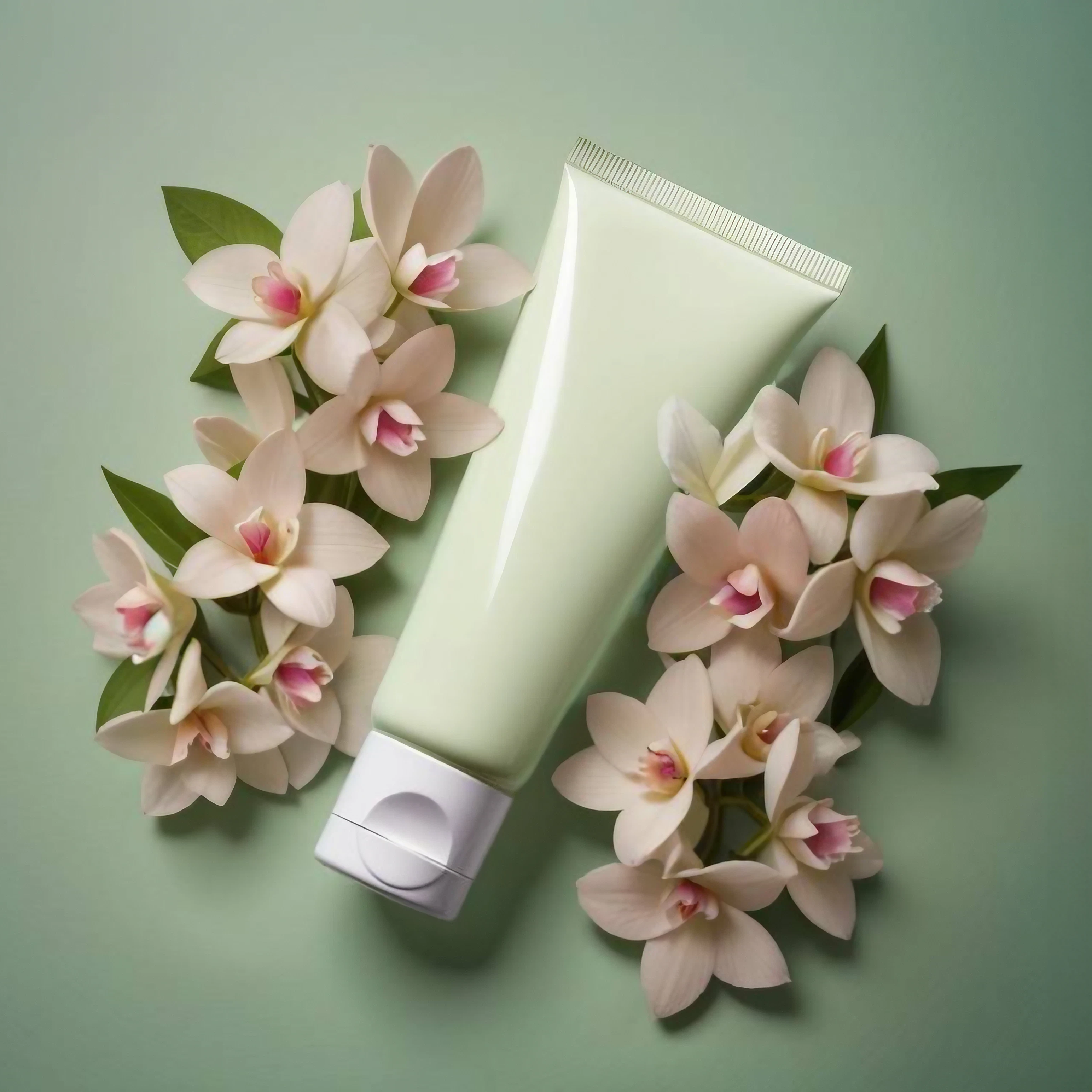 Product photography with AI - Free Vainilla blossoms AI background ...