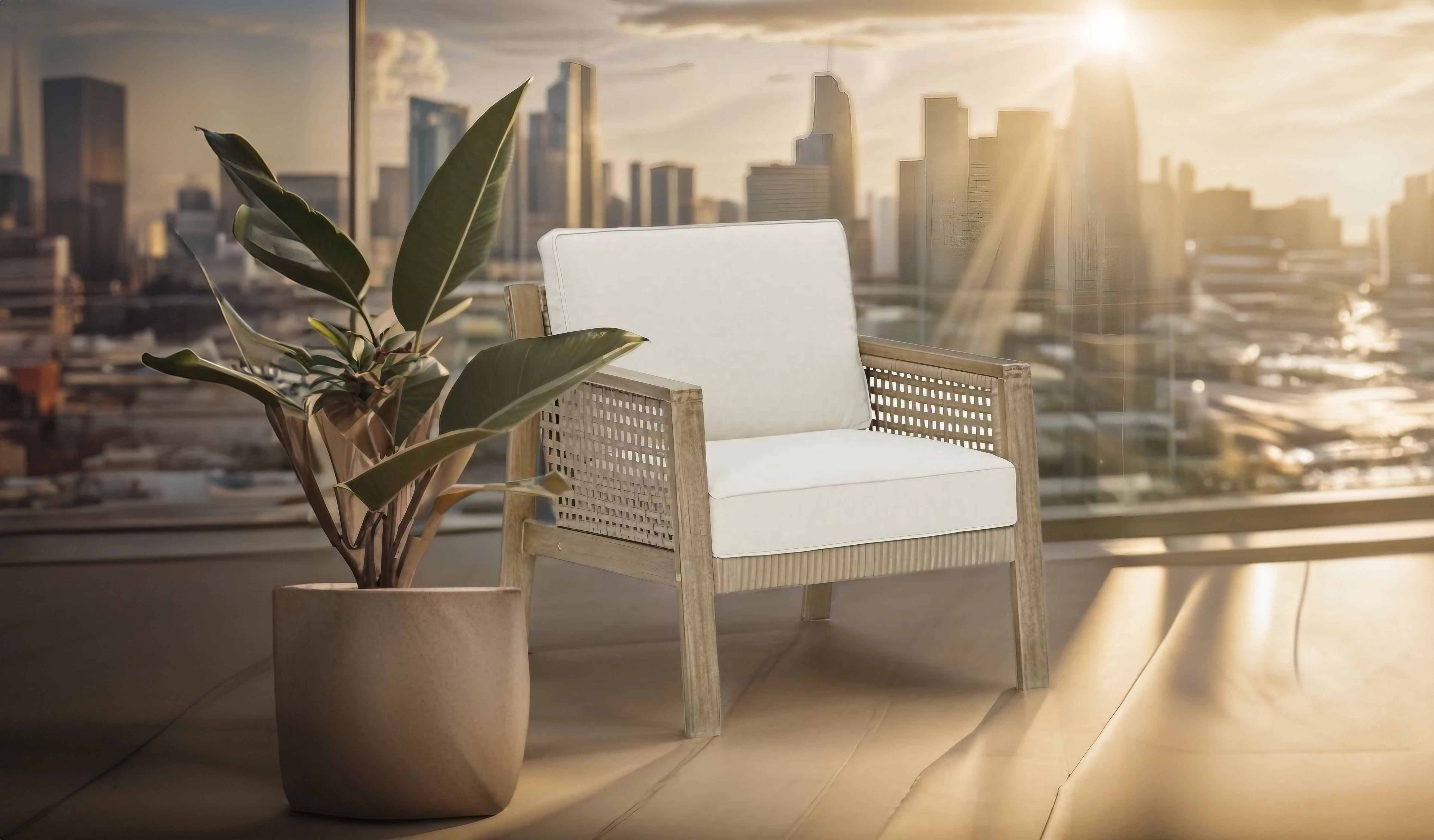 Product photography with AI - Free City Balcony Background prompt for ...