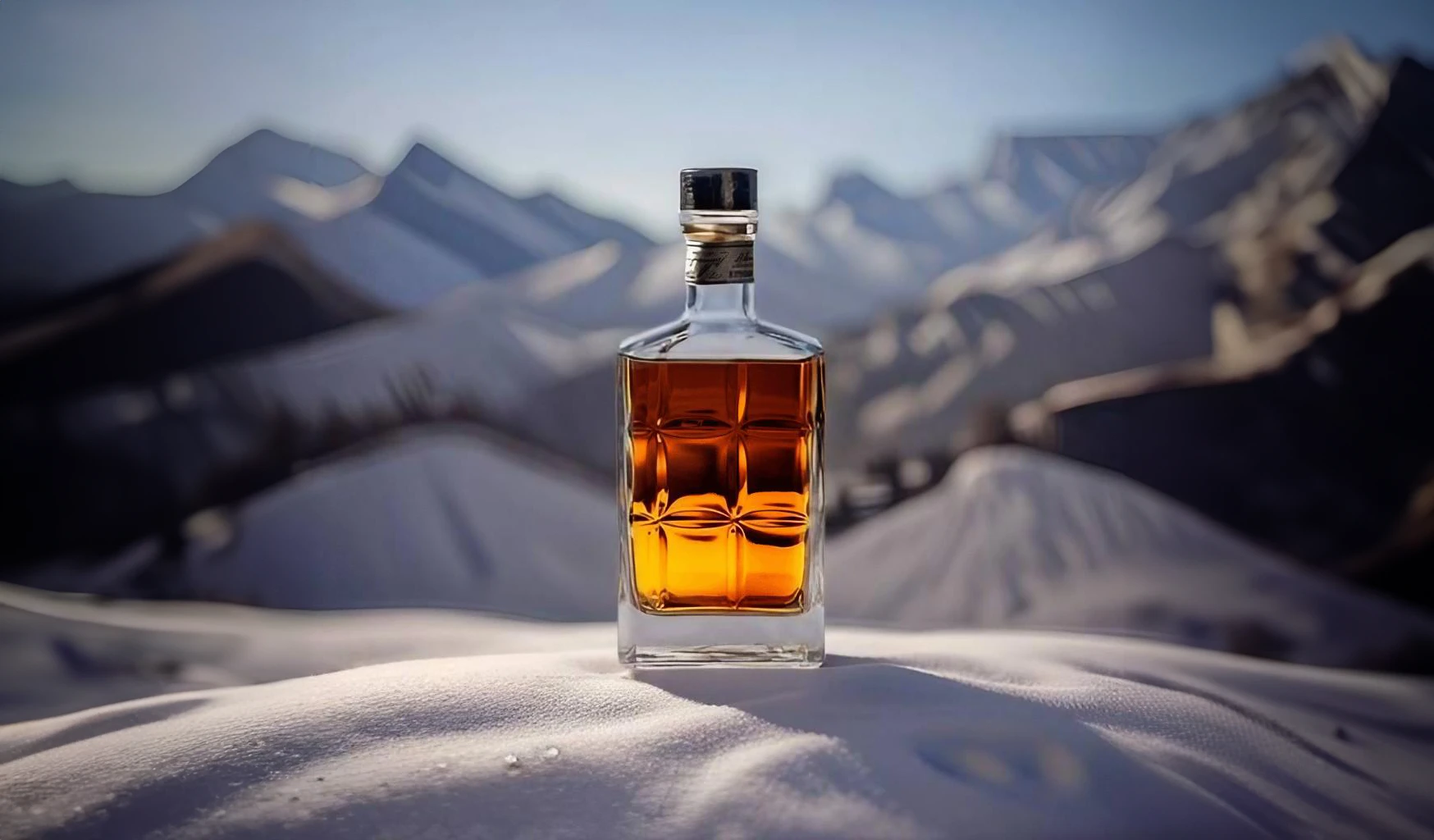 Product photography with AI - Free Snow Product Background prompt for ...