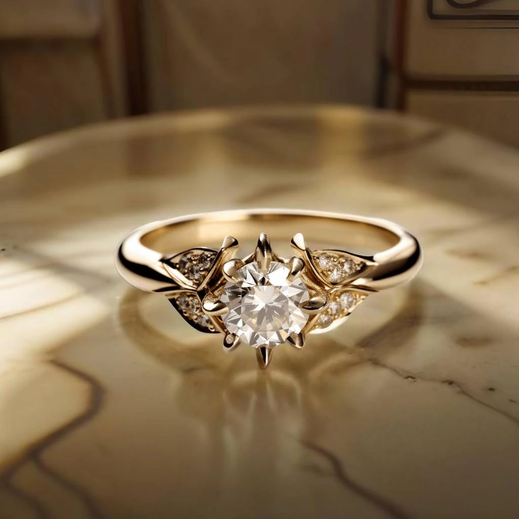 Product photography with AI - Free Marble photo backdrop prompt for Jewelry