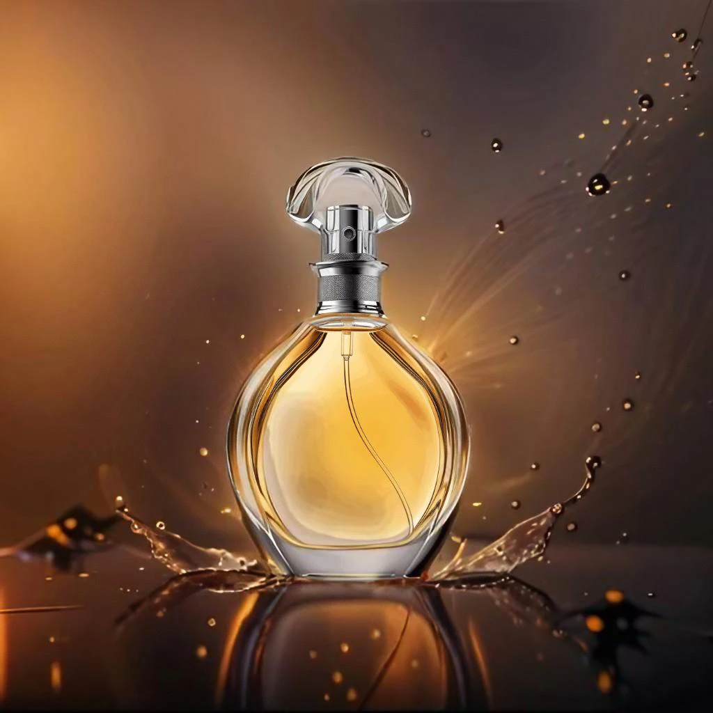 Product photography with AI - Free Water Backdrop prompt for Perfumes